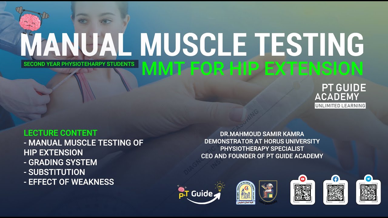 LEC 3 muscle test - manual muscle test of hip extension - YouTube