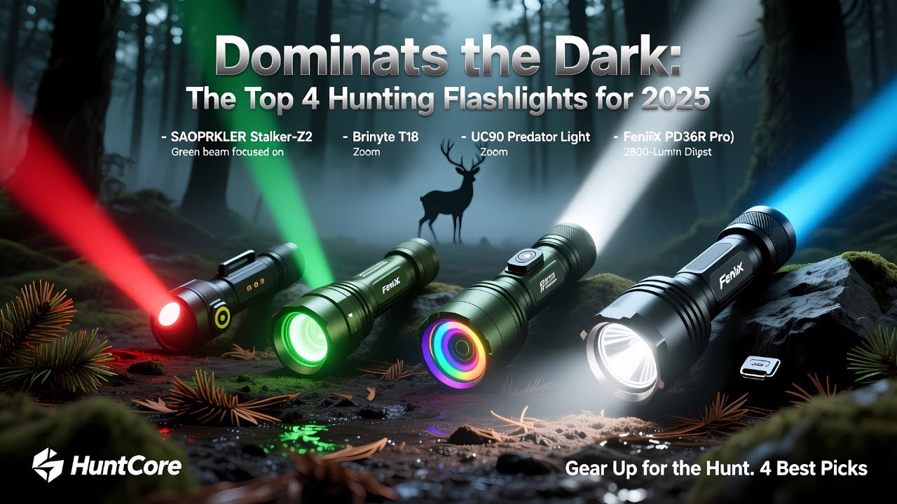 Top 4 best Hunting Flashlight For [2025] - YouTube