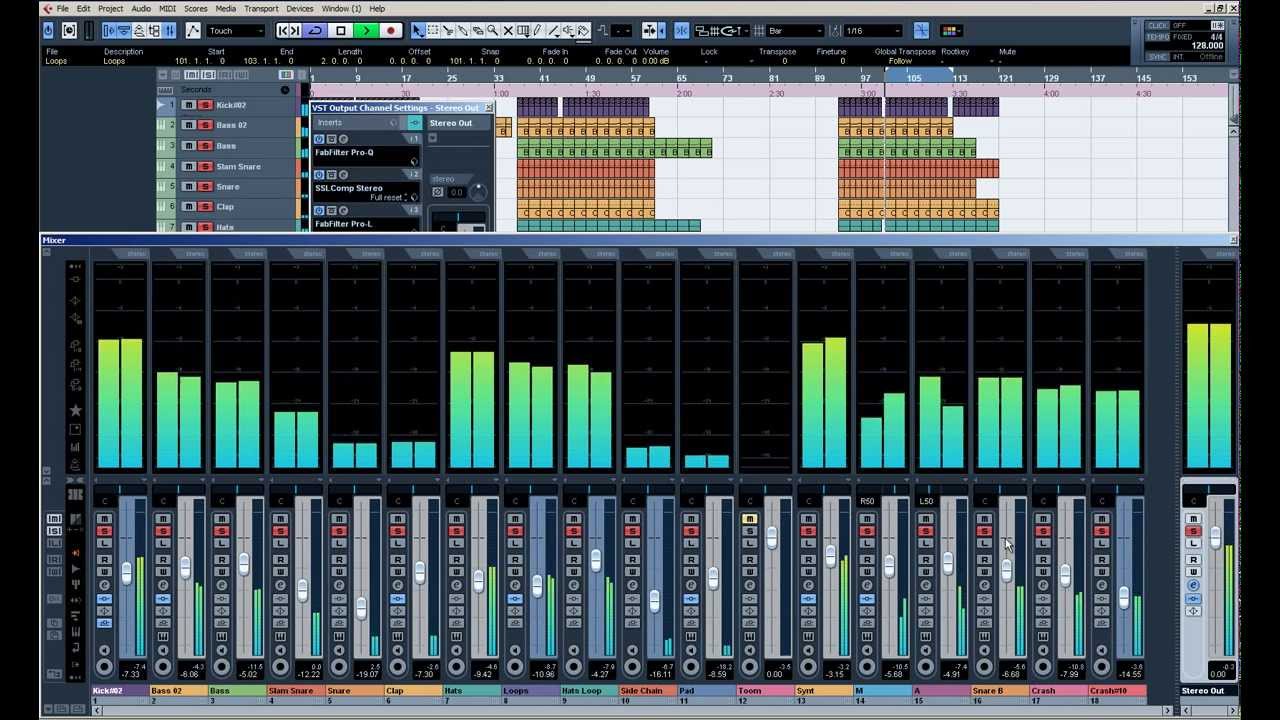 Mixing Electronic Music - Volume Levels & Panorama in Cubase (Part 01 ...