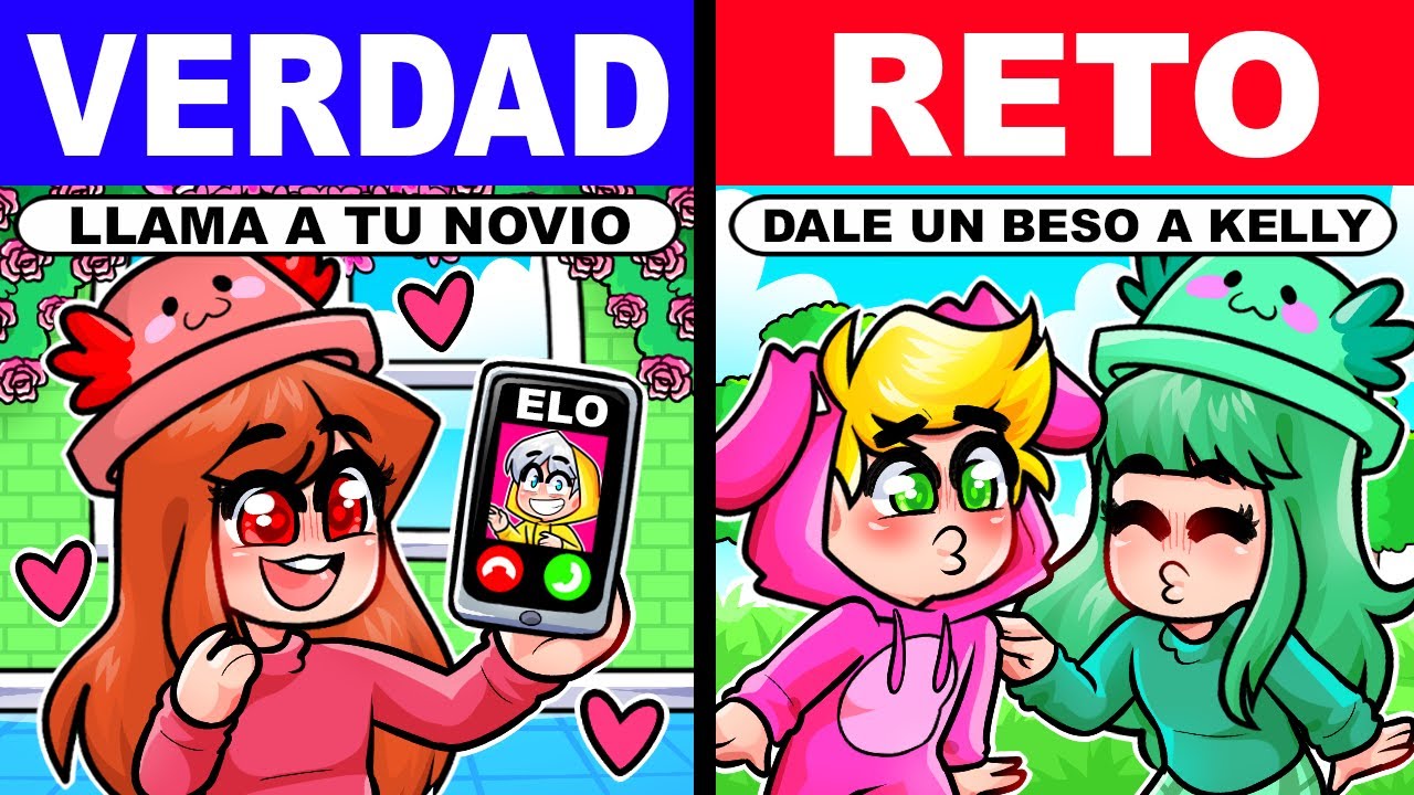 Jugamos VERDAD o RETO ¿Besa a tu NOVIA? - YouTube