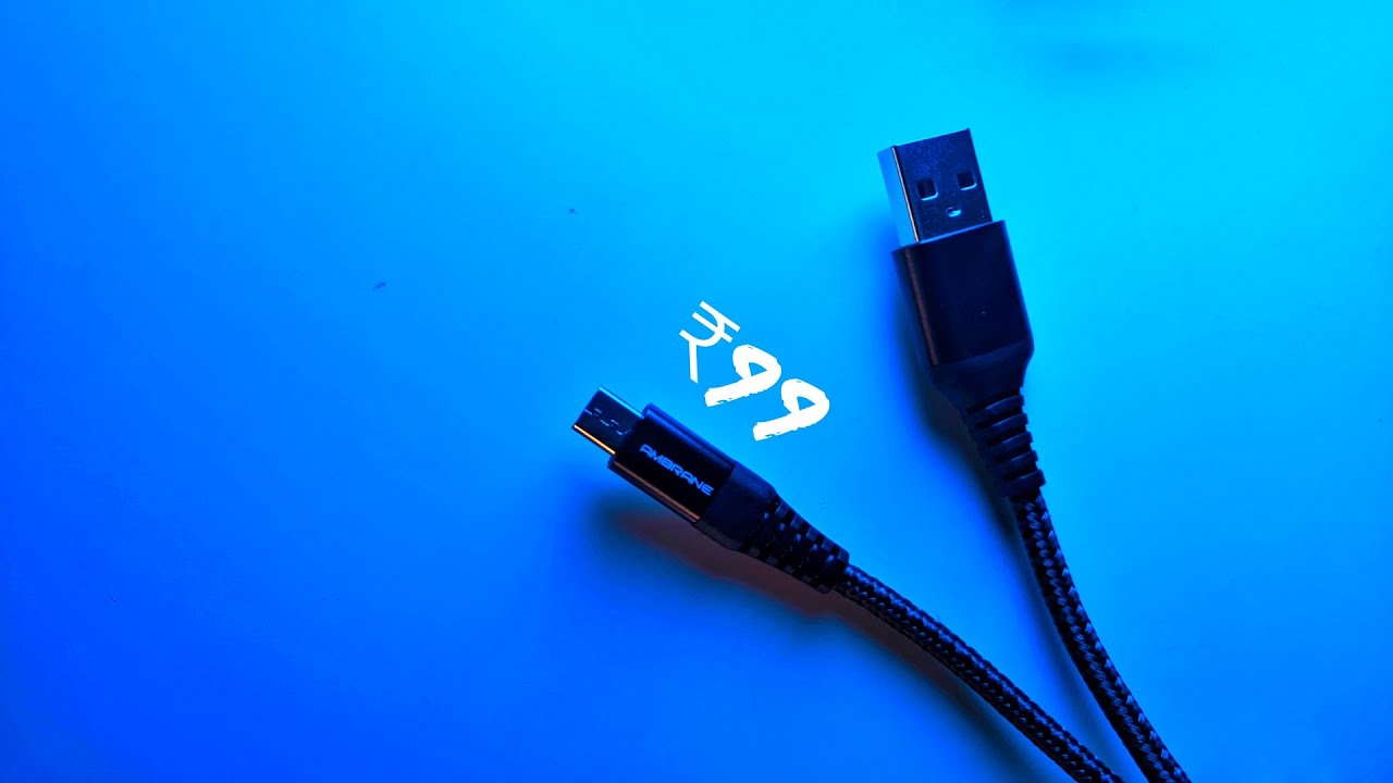 Ambrane Unbreakable 3A Fast Charging Braided Micro USB Cable RCM15 ...
