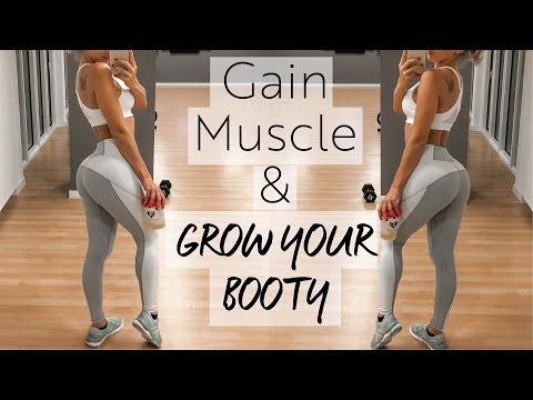 How to gain muscle & get a BIGGER butt ♡ Top tips by Vicky Justiz