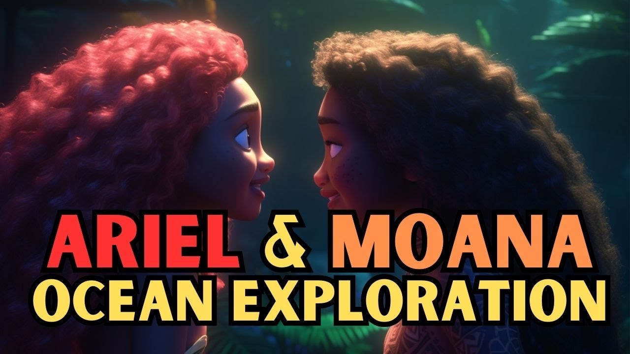 🌊 Moana and Ariel: The Underwater Adventure - A Magical Mermaid Tale! 🧜 ...