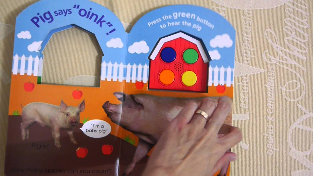 Noisy Barn (with 4 animal sounds) - YouTube