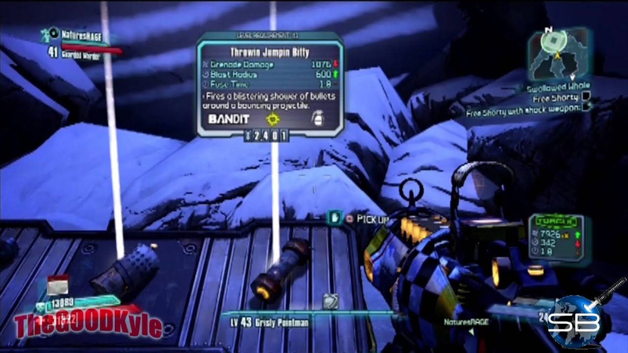 Borderlands 2: Legendary Weapon Nasty KerBlaster Gameplay [HD] - YouTube