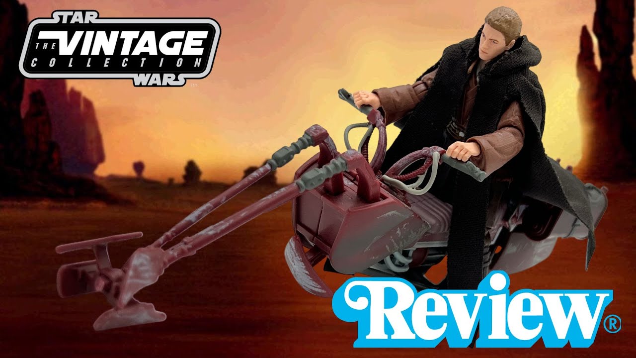 The Vintage Collection Anakin Skywalker & Swoop Bike Custom - YouTube