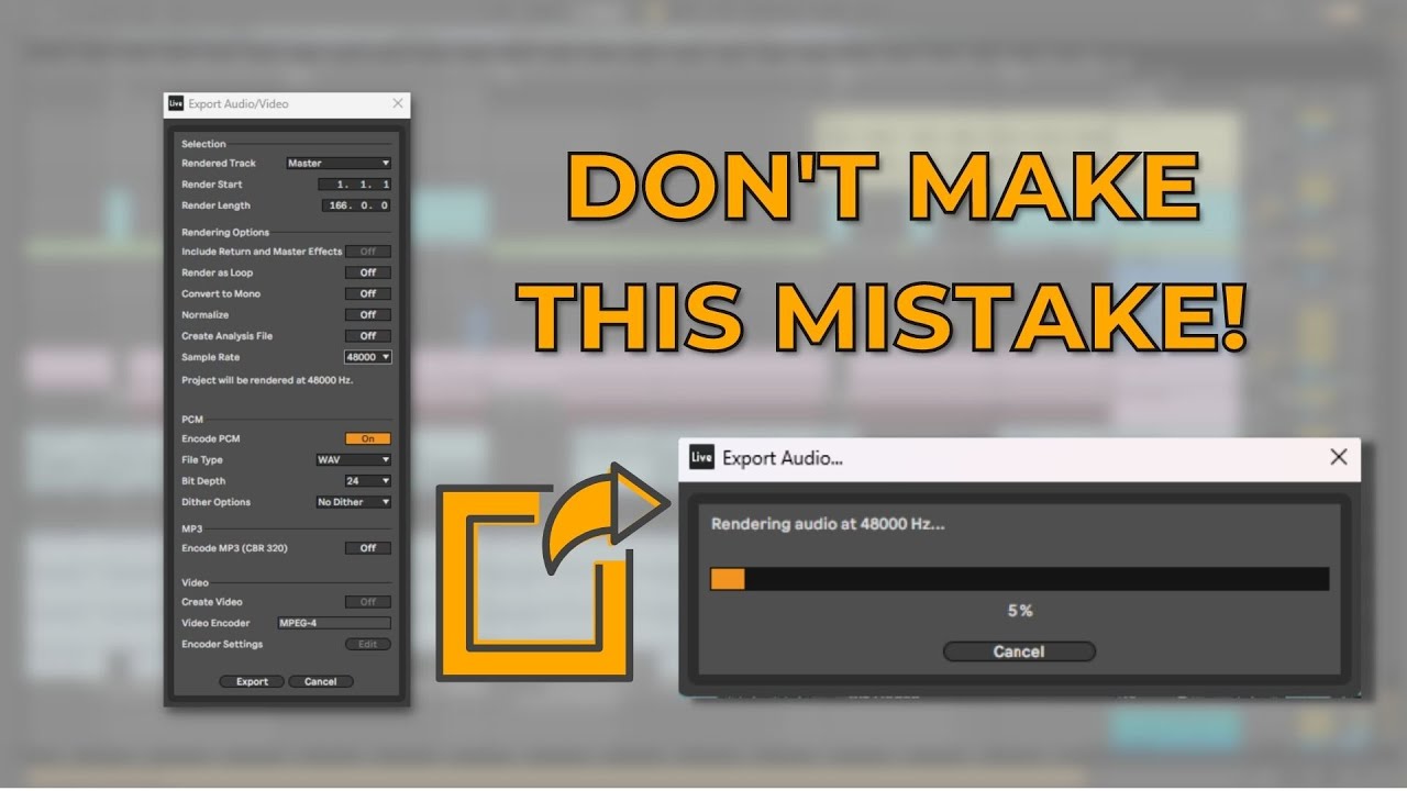Ableton export stems for mixing | Everything you need to know! - YouTube