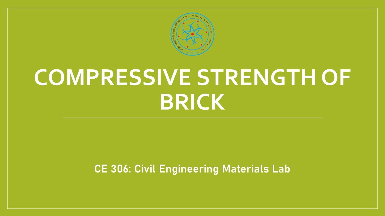 Compressive Strength of Brick - YouTube