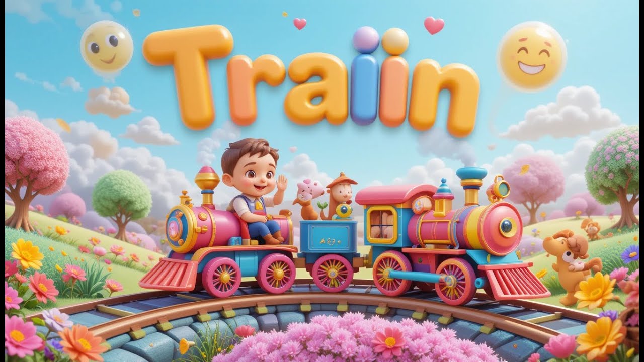 Train Goes Choo Choo 🚂🎶 | Nursery Rhyme for Toddlers & Preschoolers ...