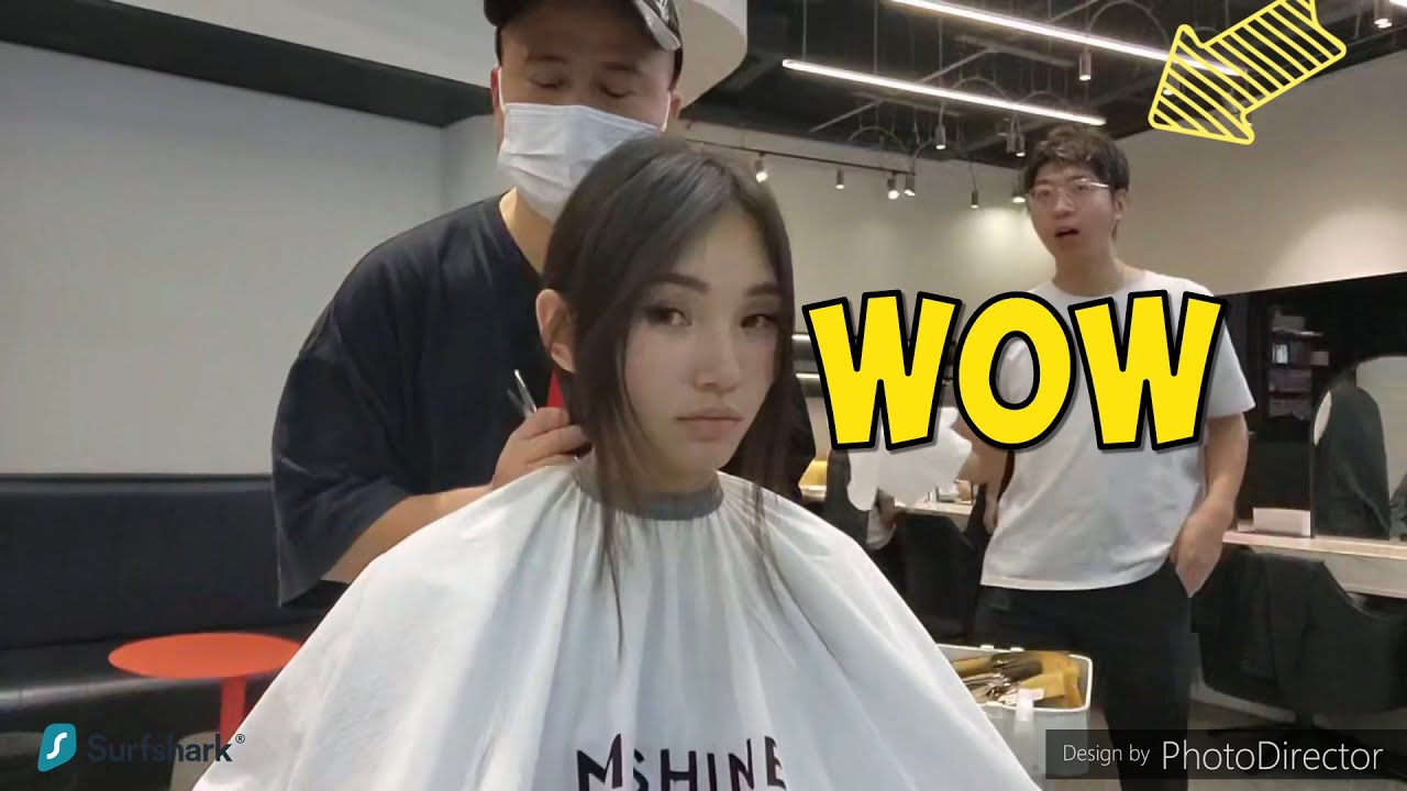 Guy at hair salon is stunned by streamer - YouTube