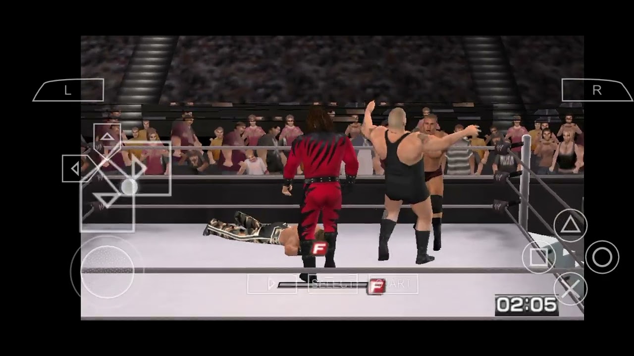 WWE SVR 11 NOC KANE VS SHOW VS ORTON VS MICHAEL VS BATISTA WWE ...
