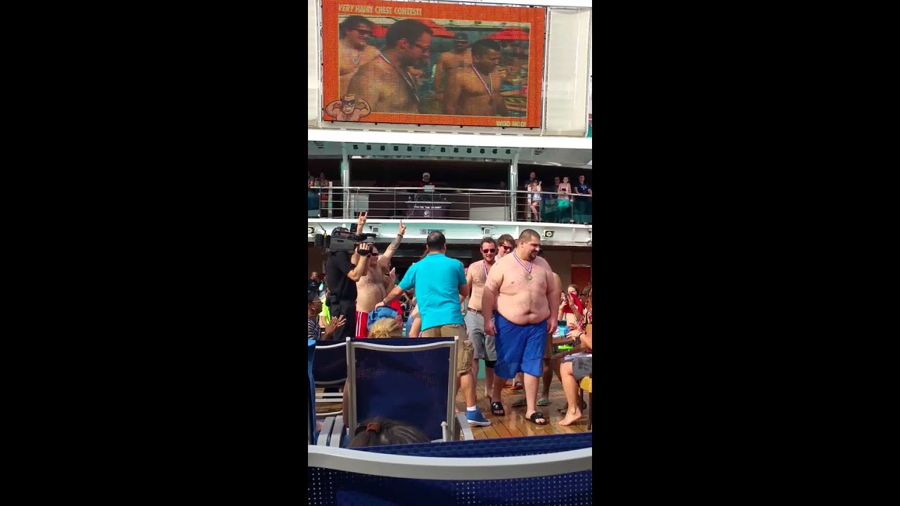 Bo's Hairy Chest contest! #1stplace #carnivaldream - YouTube