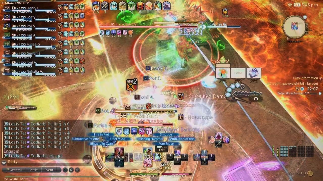 FFXIV - M3s PCT pov - 29.361k rdps - Melee uptime towers - YouTube