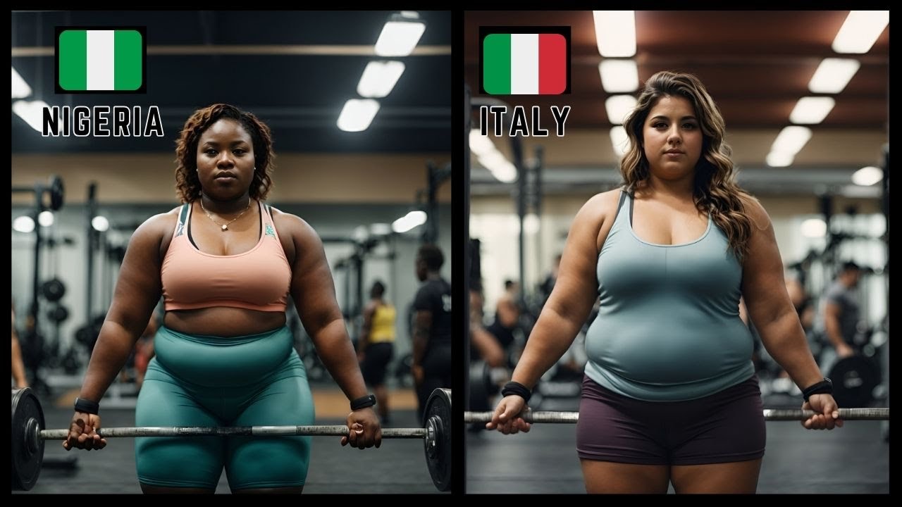 Chubby Look of Weightlifting Women from Different Countries | AI Generated Images | Leonardo AI ...