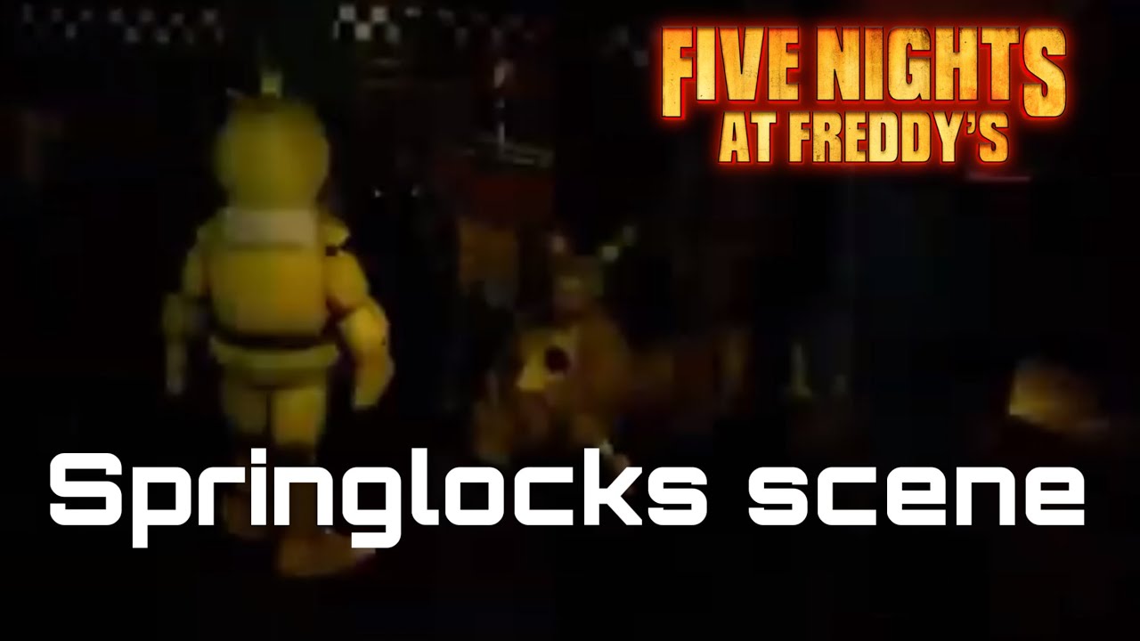Fnaf movie Springlocks scene Fanmade - YouTube
