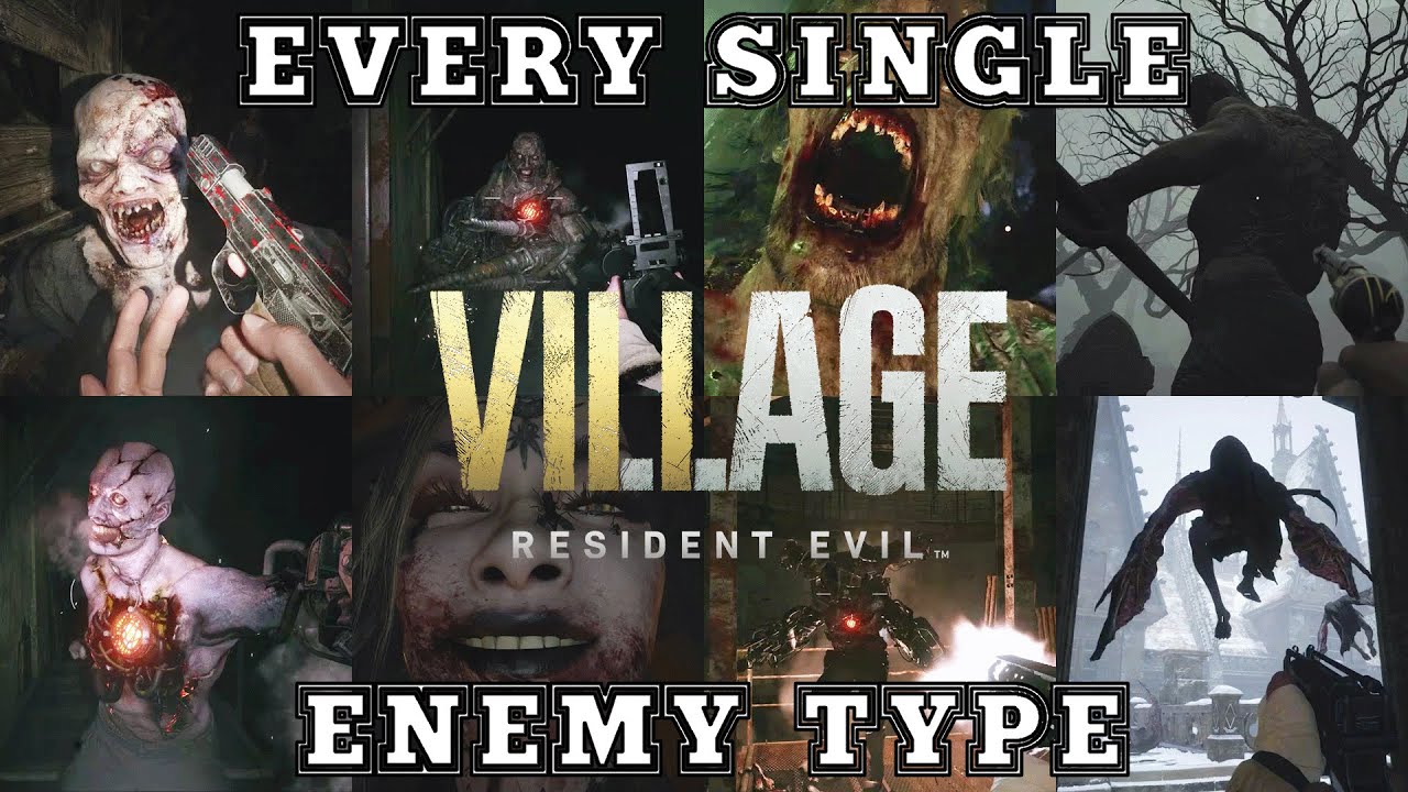 ALL THE DIFFERENT ENEMY TYPES | Resident Evil Village - YouTube