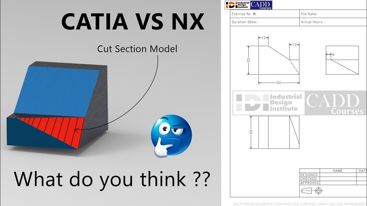 Same Model Using Catia V5 and UG NX |Comparison|#design #engineering# ...