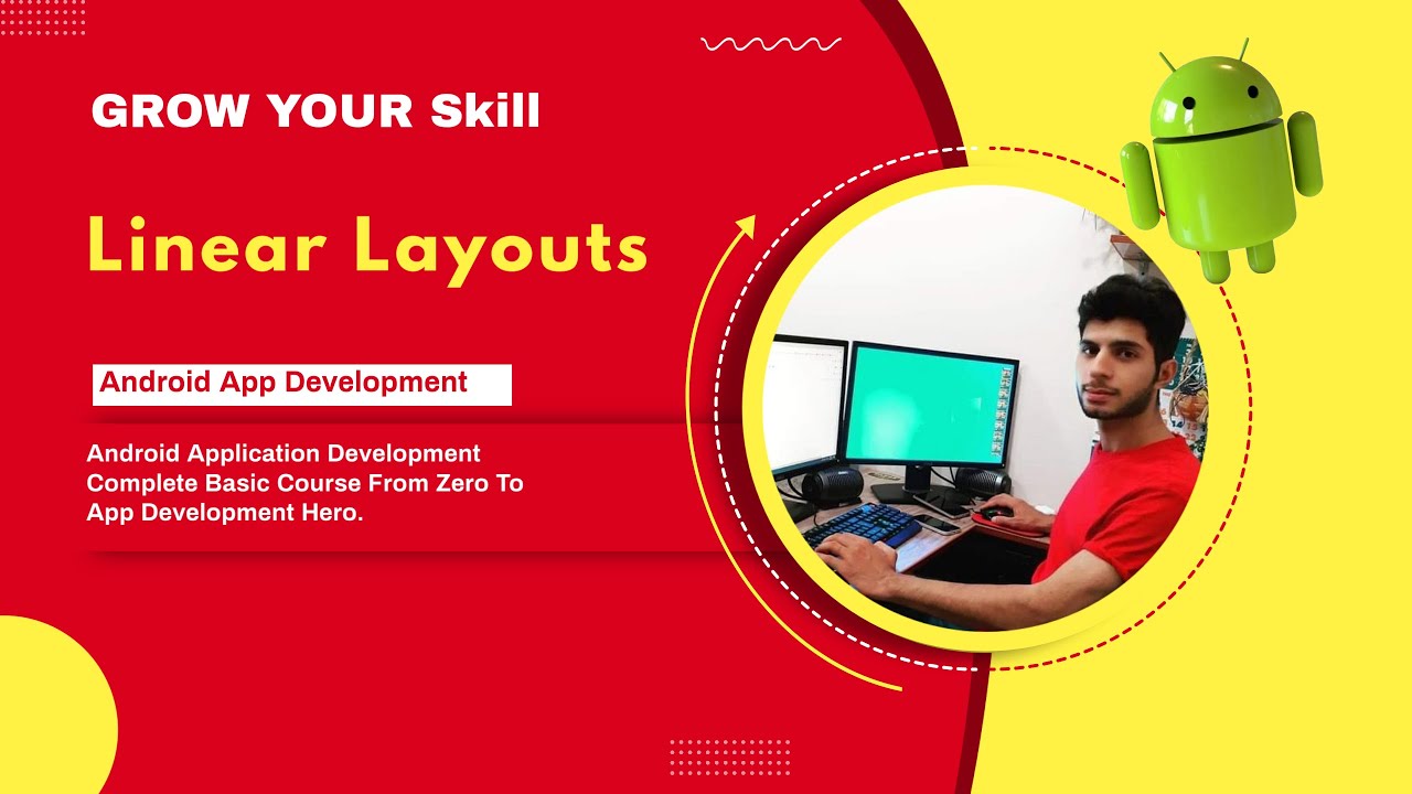 6.Linear Layouts || Android App Design Basics || URDU || HINDI - YouTube