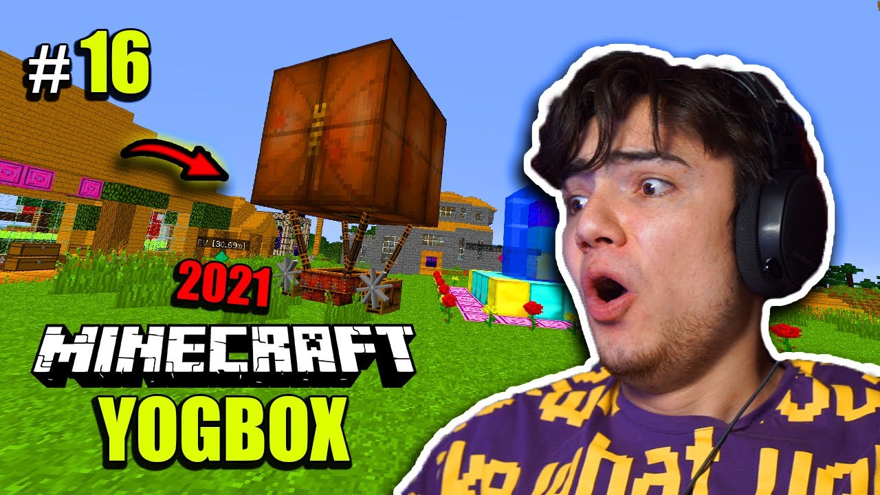 UÇAN GEMİ YAPTIM ! - Minecraft Yogbox - Bölüm 16 - YouTube