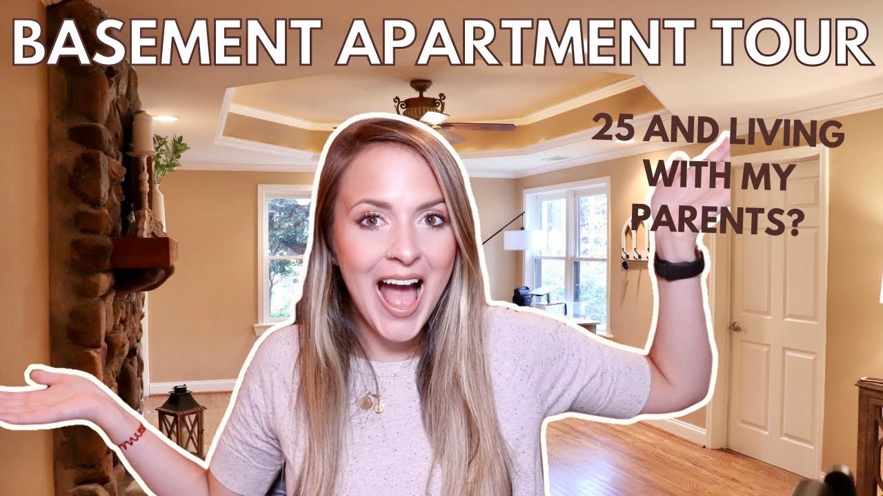 I'M MOVING INTO MY PARENTS BASEMENT AT 25.. basement "apartment" tour ...
