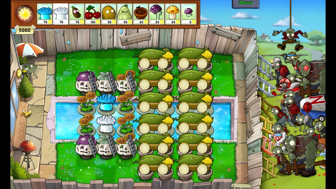 Front 12 Cob | Survival: Pool Endless - YouTube