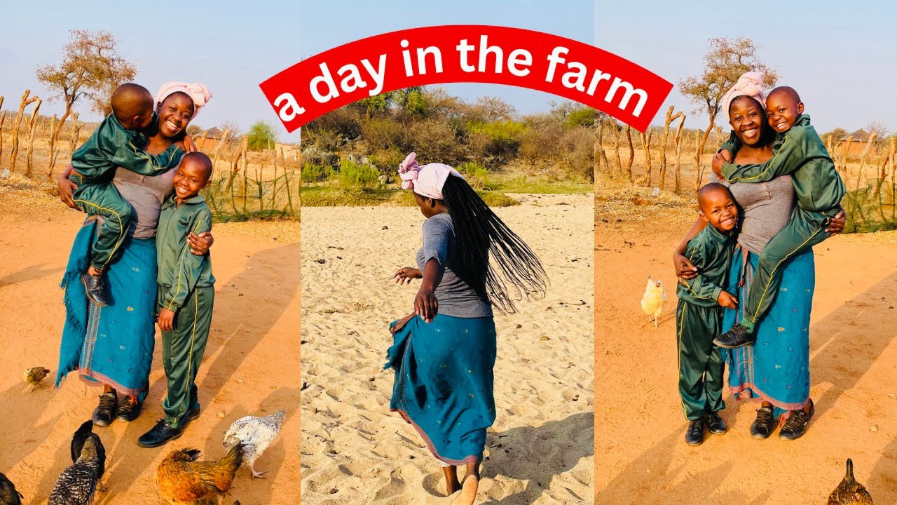 VILLAGE LIFE IN AFRICA | ZIMBABWE VLOG🇿🇼 | FIRST MORNING AT THE FARM ...