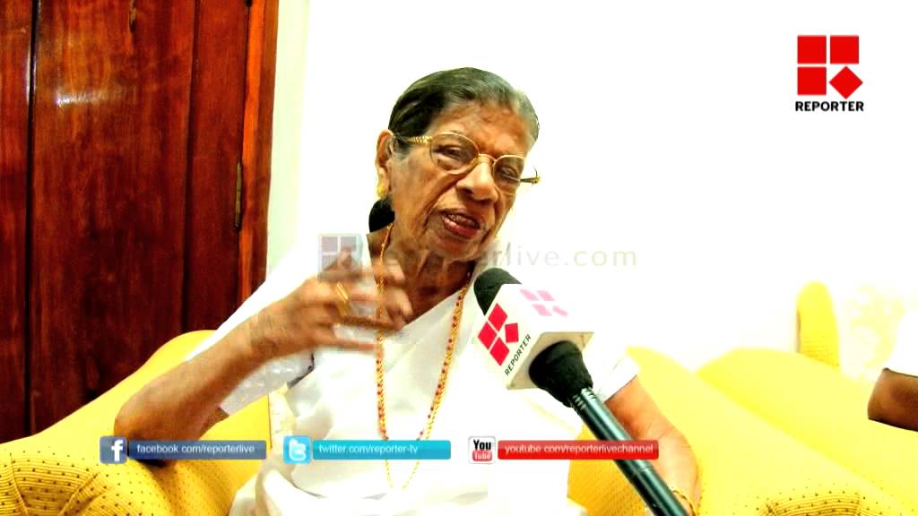 K R Gouri Amma against VS - YouTube