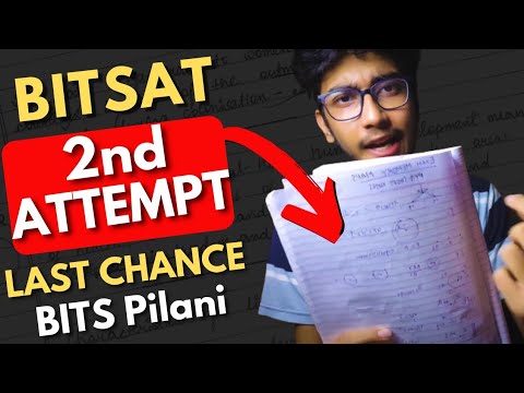 2nd Attempt BITSAT | Your FINAL Chance! | BEST BITSAT Test Series🔥 ...