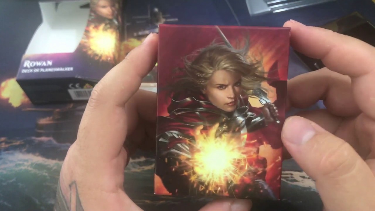 UNBOXING - Planeswalker Deck ROWAN - Throne of ELDRAINE - Magic The ...