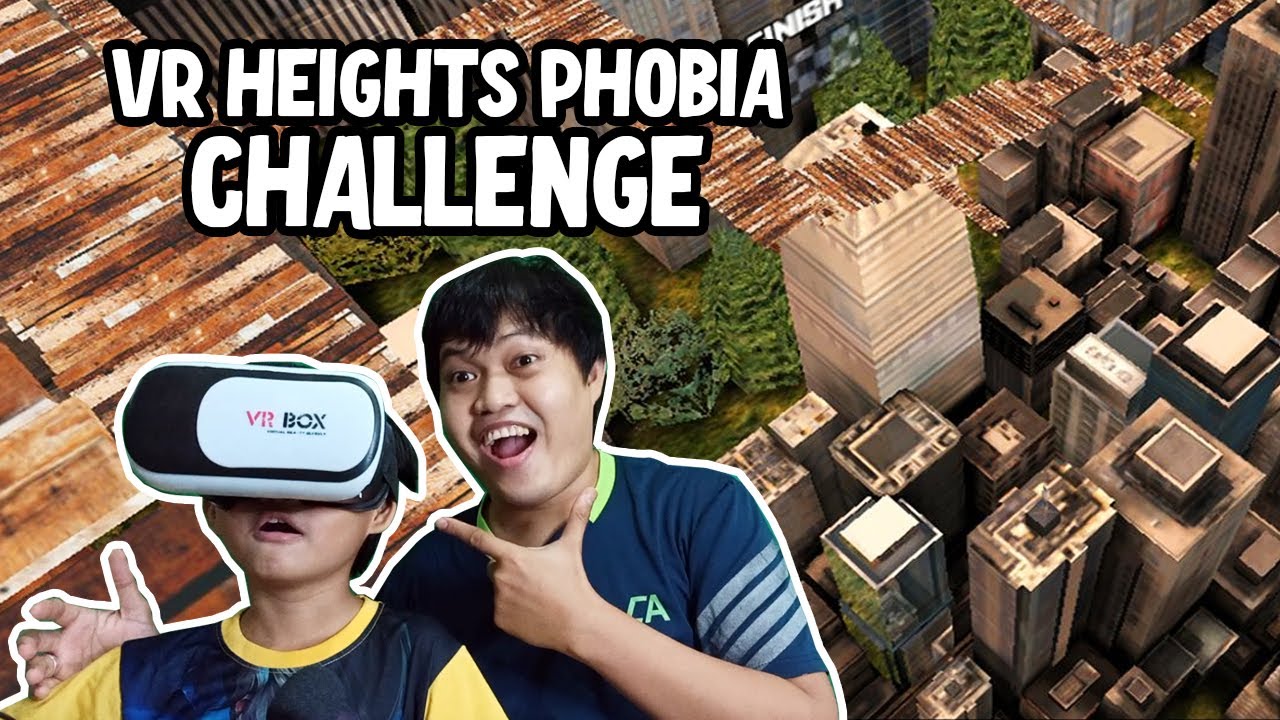 HOW TO PLAY VR BOX | VR HEIGHTS PHOBIA CHALLENGE | Jean Vibes Vlogz ...