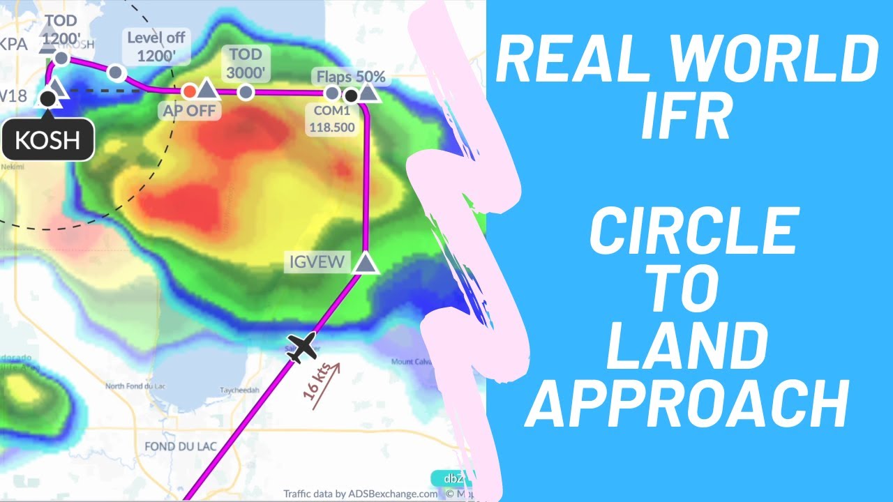 Real World IFR | Circle to Land Approach - YouTube