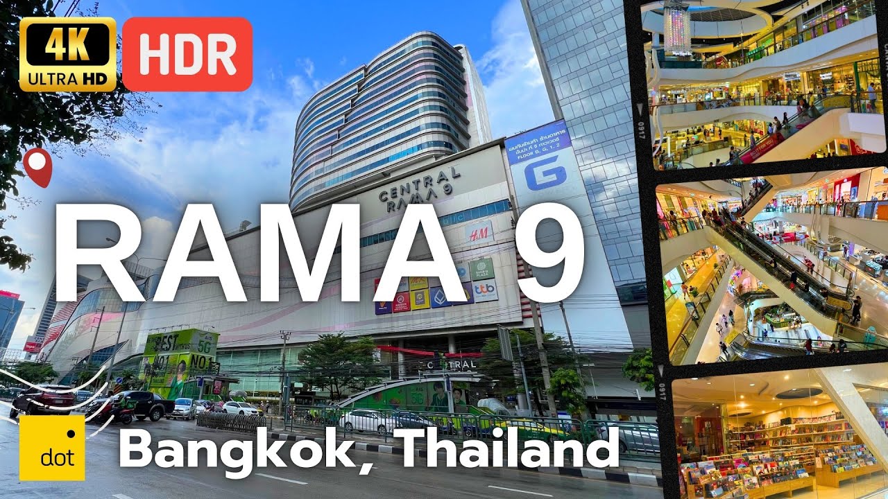 4K HDR | Walking Through Rama 9: Discovering Fortune Town & Central ...