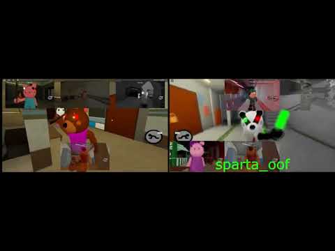 Roblox piggy sparta remix comparison