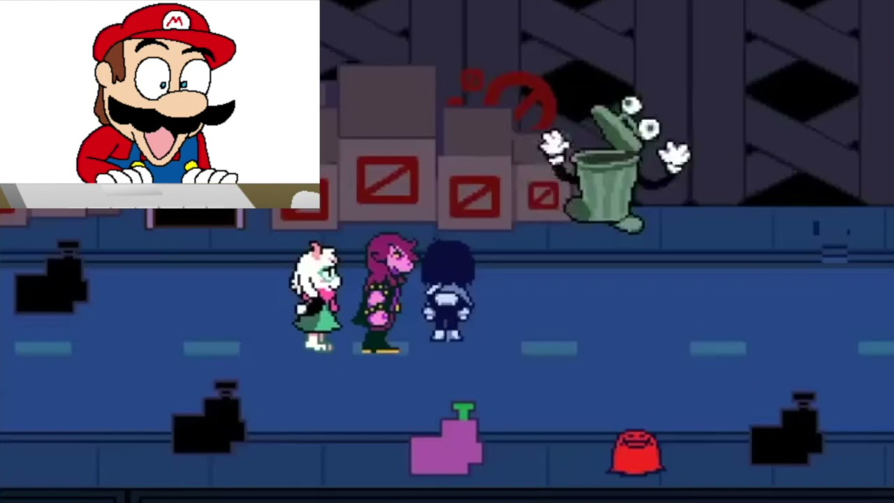 Super Mario Shorts: Mario Plays Deltarune - YouTube