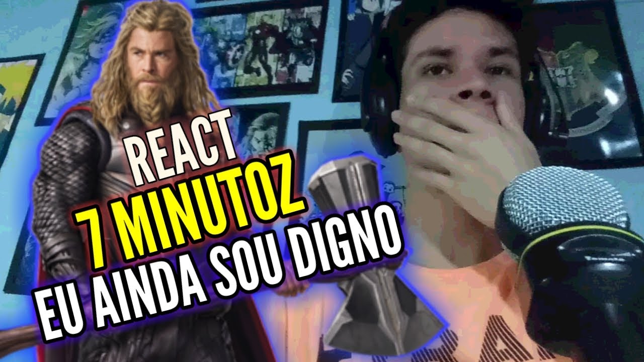 REAGINDO ao RAP do THOR "Eu ainda sou digno" - 7 Minutoz | (Stúdio de ...