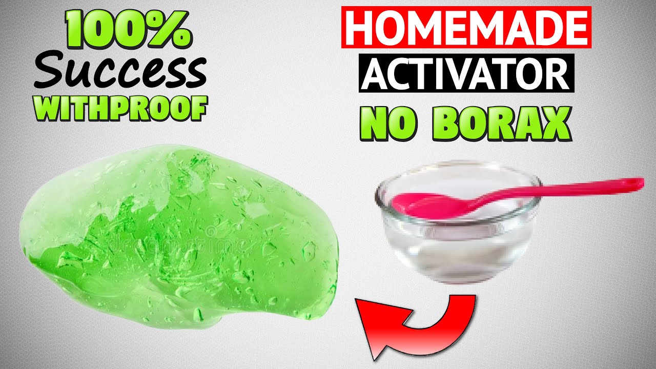 NO BORAX NO GLUE SLIME ACTIVATOR 100% Success/How to Make Slime ...