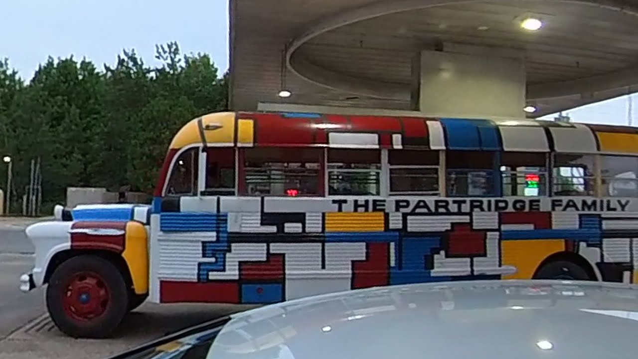 1957 Replica Partridge Family Bus - YouTube