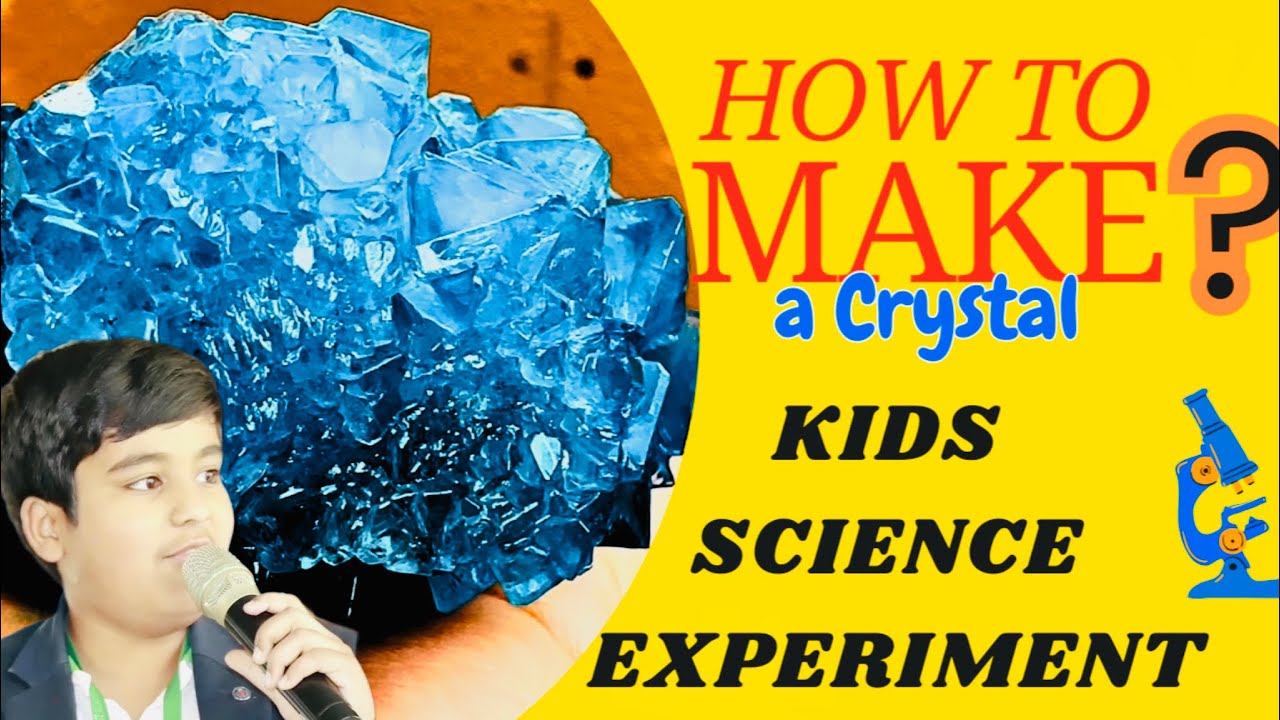 Creative Kids Science Experiment/How to make ALUM CRYSTALS/Young STEM ...