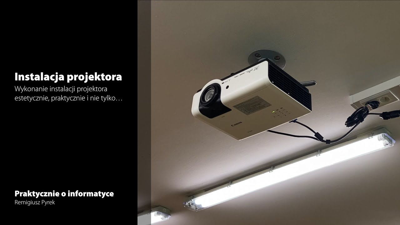 Instalacja projektora - YouTube