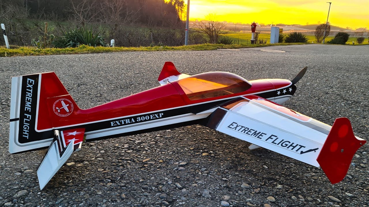 Extreme flight Extra 300 exp 48" | relaxed evening flight - YouTube