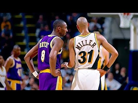 Story Time | Reggie Miller teaches Kobe Bryant step back that later ...