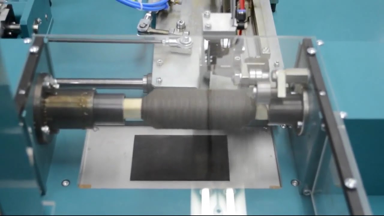 Automatyczna nawijarka drutu (duże cewki) - Automatic wire winder (big spools) AND-02 - YouTube