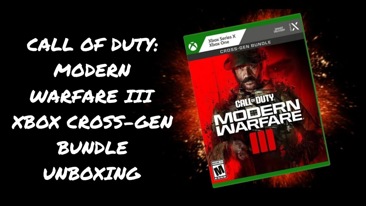 Call of Duty: Modern Warfare III Xbox Cross-Gen Bundle unboxing - YouTube