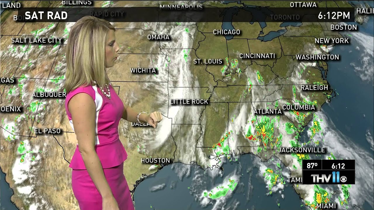 Sarah Fortner-- 7.14.13 Saturday 6pm Forecast - YouTube