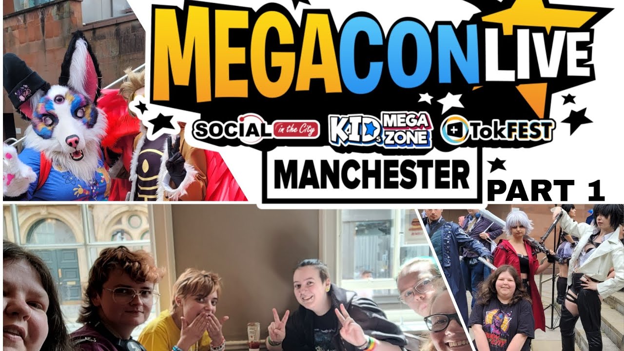 Megacon Manchester 2025 FULL WEEKEND Part 1 (Day 0 & Day 1) - Con Vlog ...