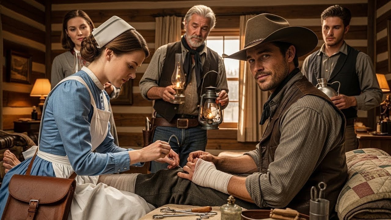 The Cowboy Was Wounded In A Stampede, She Stitched Him Steady and He ...