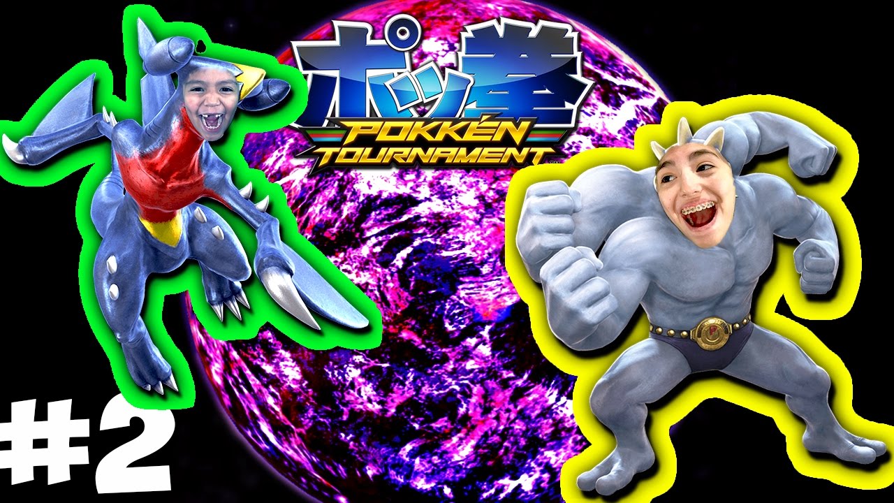 POKEMON BATTLE w/ Machamp vs Garchomp Pikachu Blaziken | Pokken ...