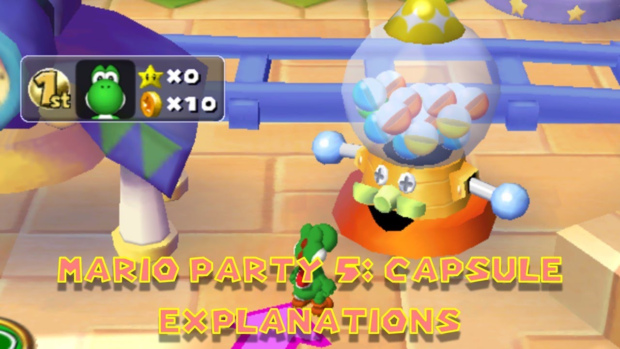 Mario Party 5: Capsule Explanations: What They Are & What They Do [with ...
