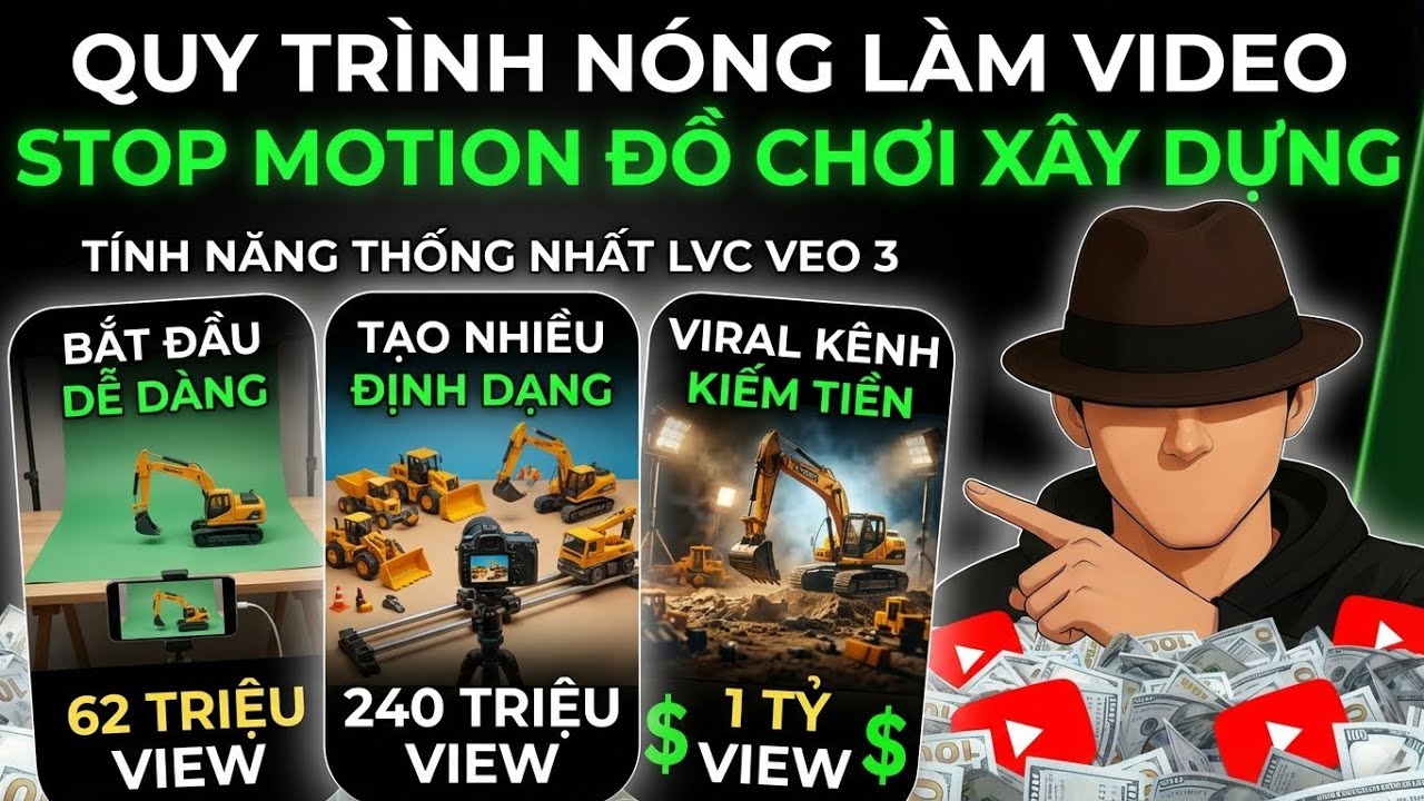 Quy Trình Hot Làm Video Toy Construction Stop Motion - Tính Năng Đồng ...