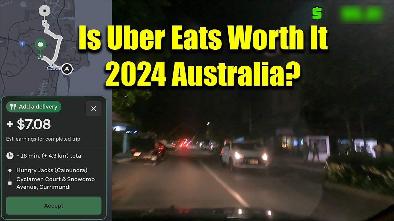 First Uber Eats Ride Along Australia 2024 - Is $40 per hour possible ...